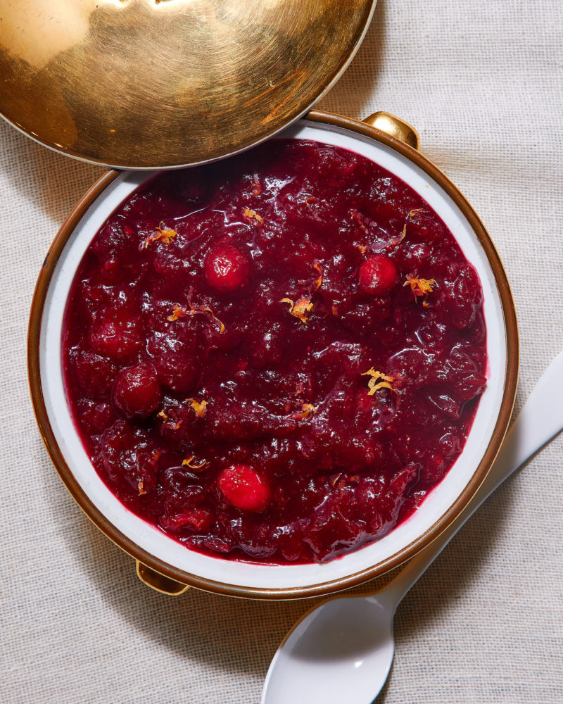 Grapefruit Ginger Cranberry Sauce | Thanksgiving | Eitan Bernath